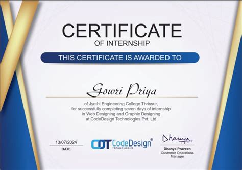 Gowri Priya On Linkedin Webdesign Graphicdesign Internship Codedesignpvtltd Careergrowth