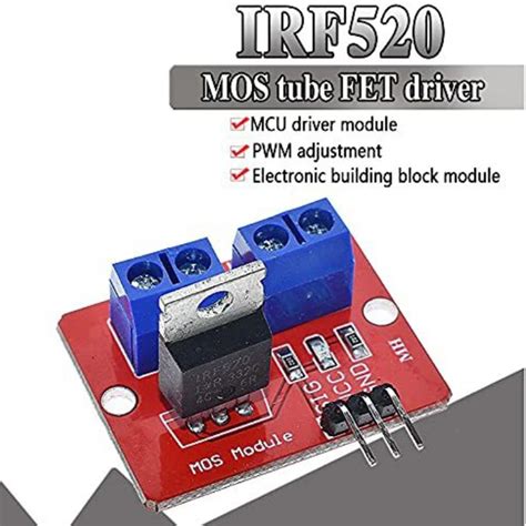 Jual Modul Mosfet Pwm Irf520 Irf 520 Mosfet Driver Motor Solenoid 24v