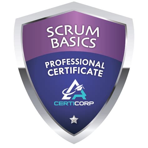 Scrum Basics Professional Certificate Eng Certicorp
