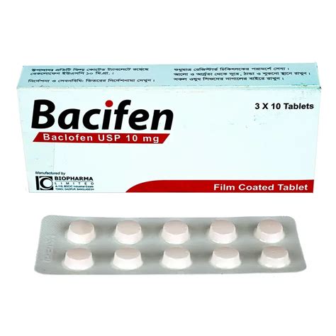 Baclofen Tablet 10 Mg Uses Dosage Side Effects Bissoy