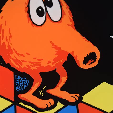 Qbert Swearing Marquee Phoenix Arcade 1 Source For Screen Printed