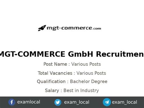 Mgt Commerce Gmbh Recruitment 2024 Various System Engineer Jobs