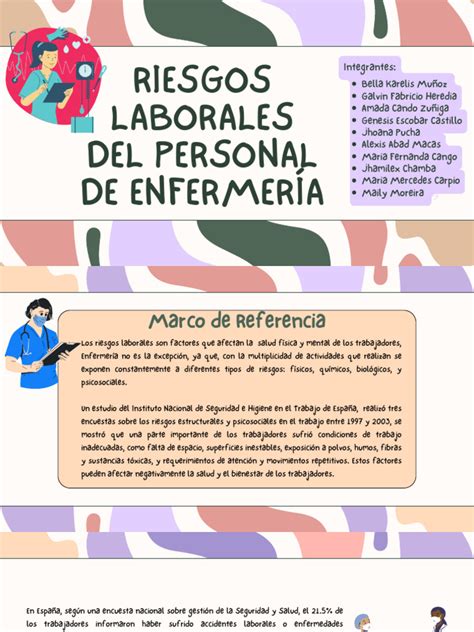 Riesgos Laborales Del Personal de Enfermería | PDF | Seguridad y salud ...