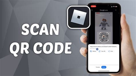 How To Scan Roblox Qr Code Iphone And Android Youtube