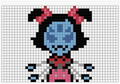 Mettaton Undertale Pixel Art Grid