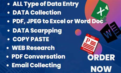 Do Web Research Copy Paste Excel Word Data Entry By Iiskhulna Fiverr