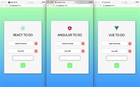 I Created The Exact Same App In React And Vue Part 2 Angular Rjavascript