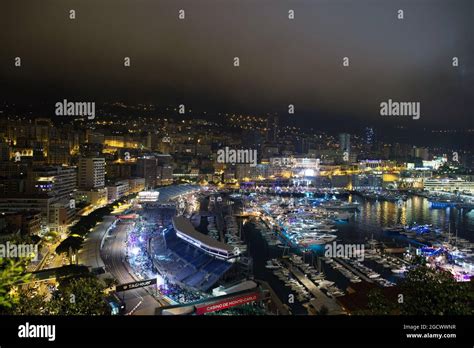 Scenic Monaco At Night Monaco Grand Prix Saturday 28th May 2016