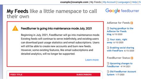 Blogger Follow By Email Widget Is Going Away Export Your Email