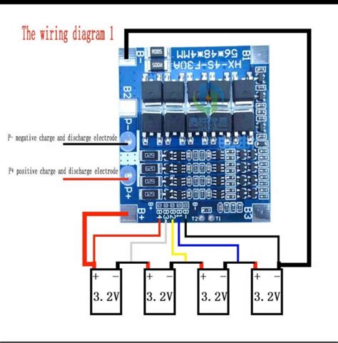 Mạch bảo vệ pin lithium 3 2v HX 4s F30A Pin Lithium