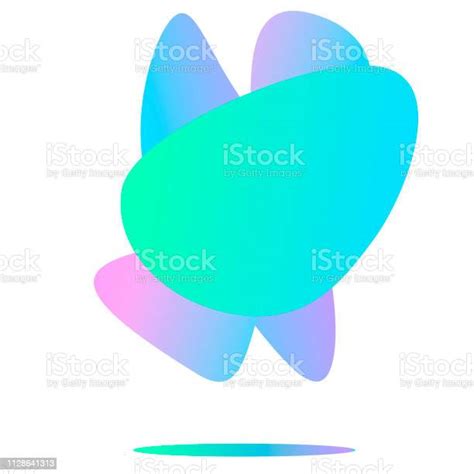 평면 도형 액체 그라데이션 색 추상적인 현대 그래픽 요소 서식 파일 복사 공간 벡터 Eps10 그림입니다 개체 그룹에 대한 스톡 벡터 아트 및 기타 이미지 Istock