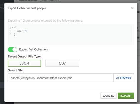 how to export mongodb aggregation results quora
