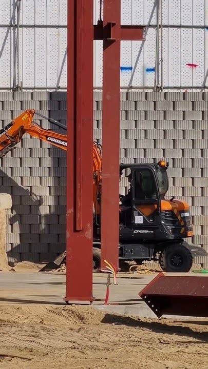 이런 작업도 하는군요 굴착기 굴삭기 포크레인 두산 Dx55w 5l 출근길 오산 공사현장 엿보기 230428 Youtube