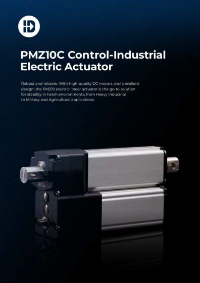 Pmz10c Electric Linear Actuator Data Sheet Industrial Devices