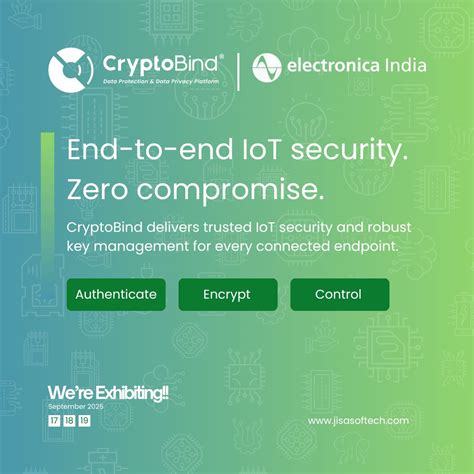 Electronica2025 Iotsecurity Keymanagement Cybersecurity Dataprotection Cryptobind