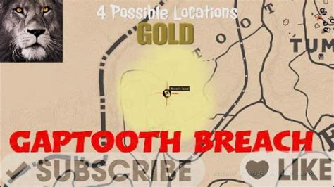 Ps5 Red Dead Redemption 2 Online Gaptooth Breach Treasure Map Locations Gold Youtube