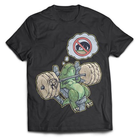 T Rex Loves Bench Press T Shirt Iron Savage Apparel