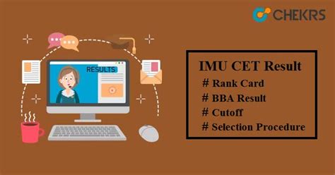 IMU CET Result Download Here IMUCET Rank Score Card Online