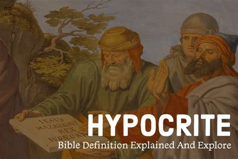 Hypocrite Bible Definition Explained And Explore The Hummel Family