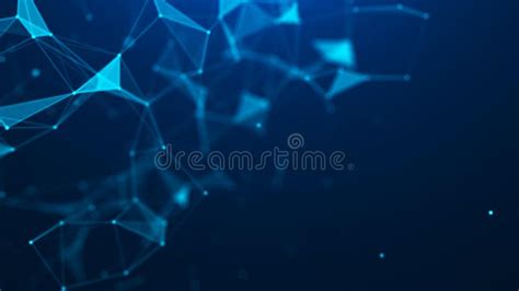 Abstract Blue Digital Background Big Data Visualization Science Background Big Data Complex
