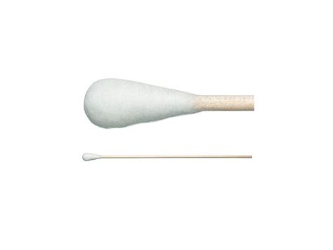 Texwipe Tx705 Spun Cotton Cleanroom Swab W Wood Handle 1 000 Swabs Bag Tequipment