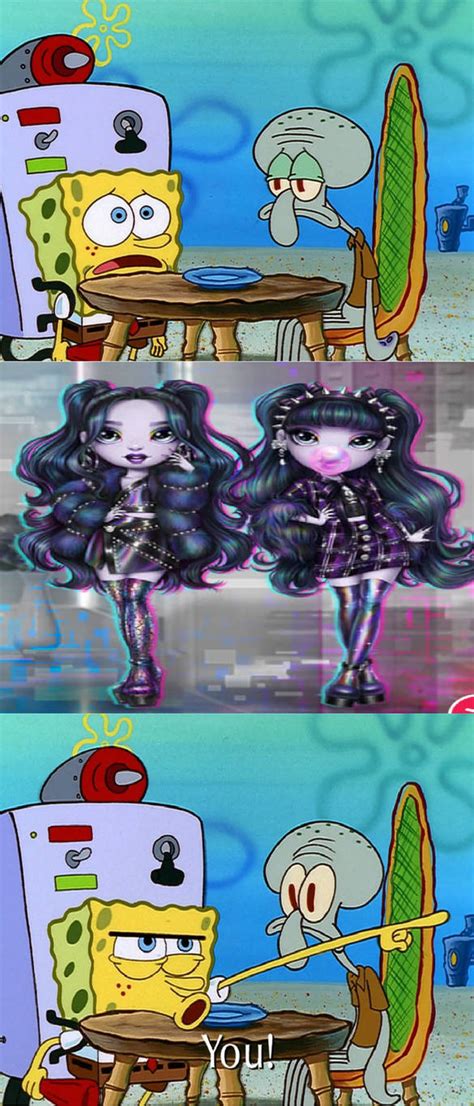 13 D Spongebob Says You To The Storm Twins By 13 Digital On Deviantart