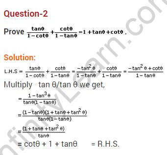 Introduction To Trigonometry Class 10 Extra Questions Maths Chapter 8