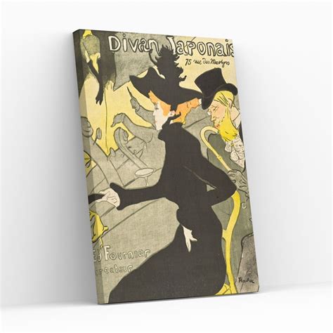 Divan Japonais By Henri De Toulouse Lautrec Canvas Wall Art Art Nouveau