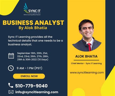 Sync It Learning On Linkedin Businessanalysis Businessanalyst Certification Businessanalytics