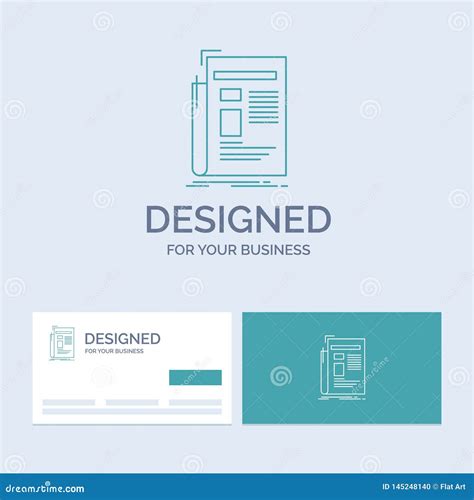Gazette Media News Newsletter Newspaper Business Logo Line Icon