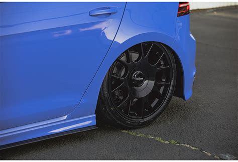 2017 Volkswagen Golf R Rotiform Tuf R Black Wheel Pros