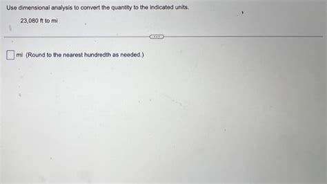 Answered Use Dimensional Analysis To Convert The Bartleby