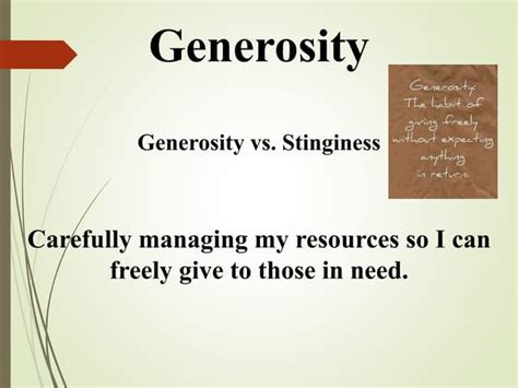 Generosity Pptx