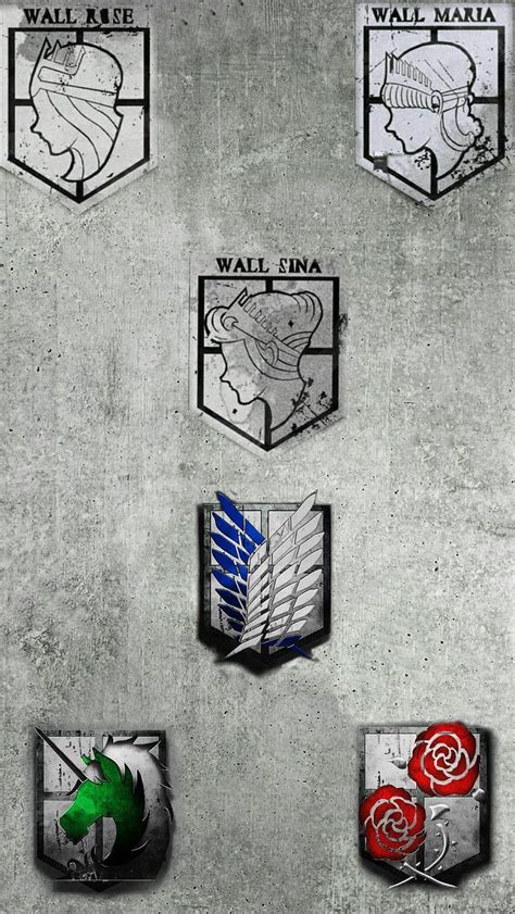 Wall Maria Logo From Attack On Titan Shingeki No Kyojin