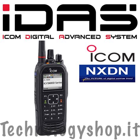 ICOM IC F DT DS Radio Portatile UHF NXDN IP Technologyshop It