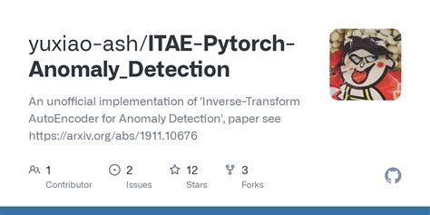 Github Yuxiao Ashitae Pytorch Anomalydetection An Unofficial