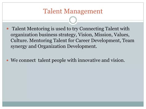 Talent Management Ppt Pptx