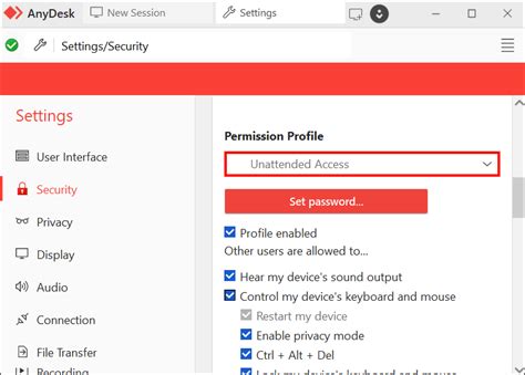 Anydesk Unattended Access Vs Full Access