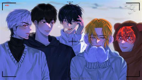 용량이 부족해 원본은 따로 메일로 보내드렸습니다 저는 플레이브를 그렸습니다 Merry Pllistmas 가사중 마지막