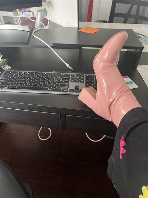 I Should Put You To Good Use Under My Work Desk Rbootfetish