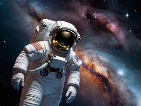 Premium Photo An Astronaut In A Space Suit With A Space Suit On
