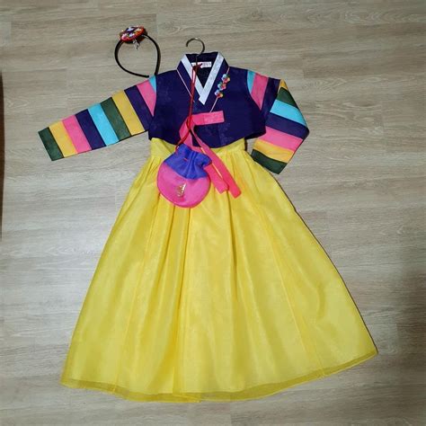 여아 색동한복5호 헬로마켓