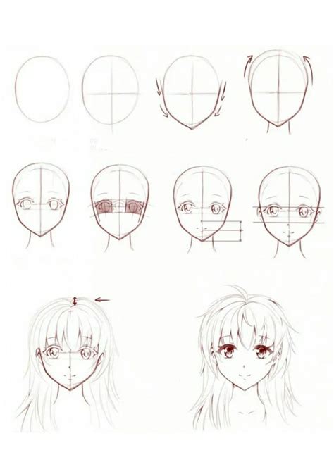 Как рисовать лицо Рисовать Рисунки Артбуки