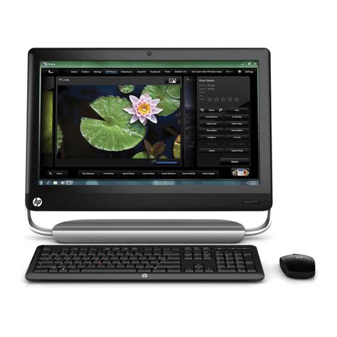 Hp Touchsmart Desktop Getting Started Manual Manualslib