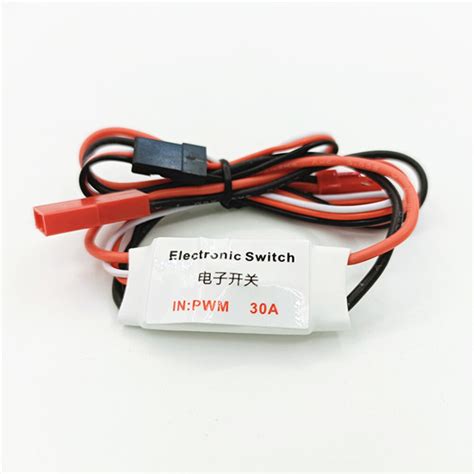 30a 3 7v 27v 1s 6s Electronic Switch Module With Led Light For Fpv Rc