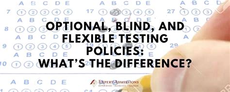 Optional Blind And Flexible Testing Policies Whats The Difference Expert Admissions