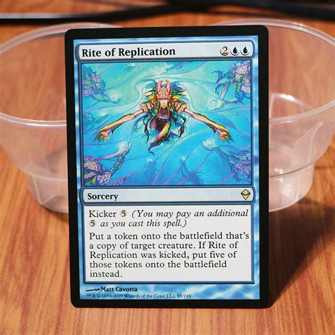 Rite Of Replication Zendikar Zen Magic The Gathering Proxy Mtg Cards