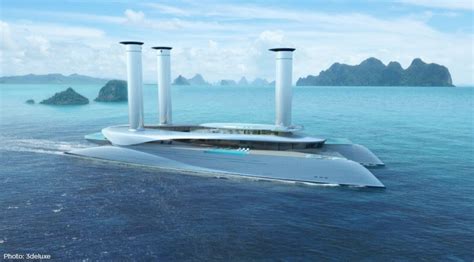 디자인회사 3디럭스 플랫너로터 차용한 저탄소 슈퍼요트 디자인 발표 글로벌이코노믹