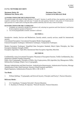 Mtechcseregular Part Iisemester Iii And Iv1 Pdf