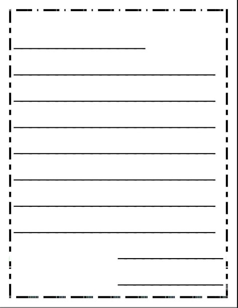 Blank Letter Template Printable At A Glance